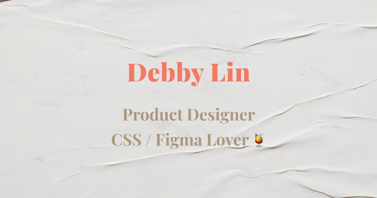 Debby | Product designer